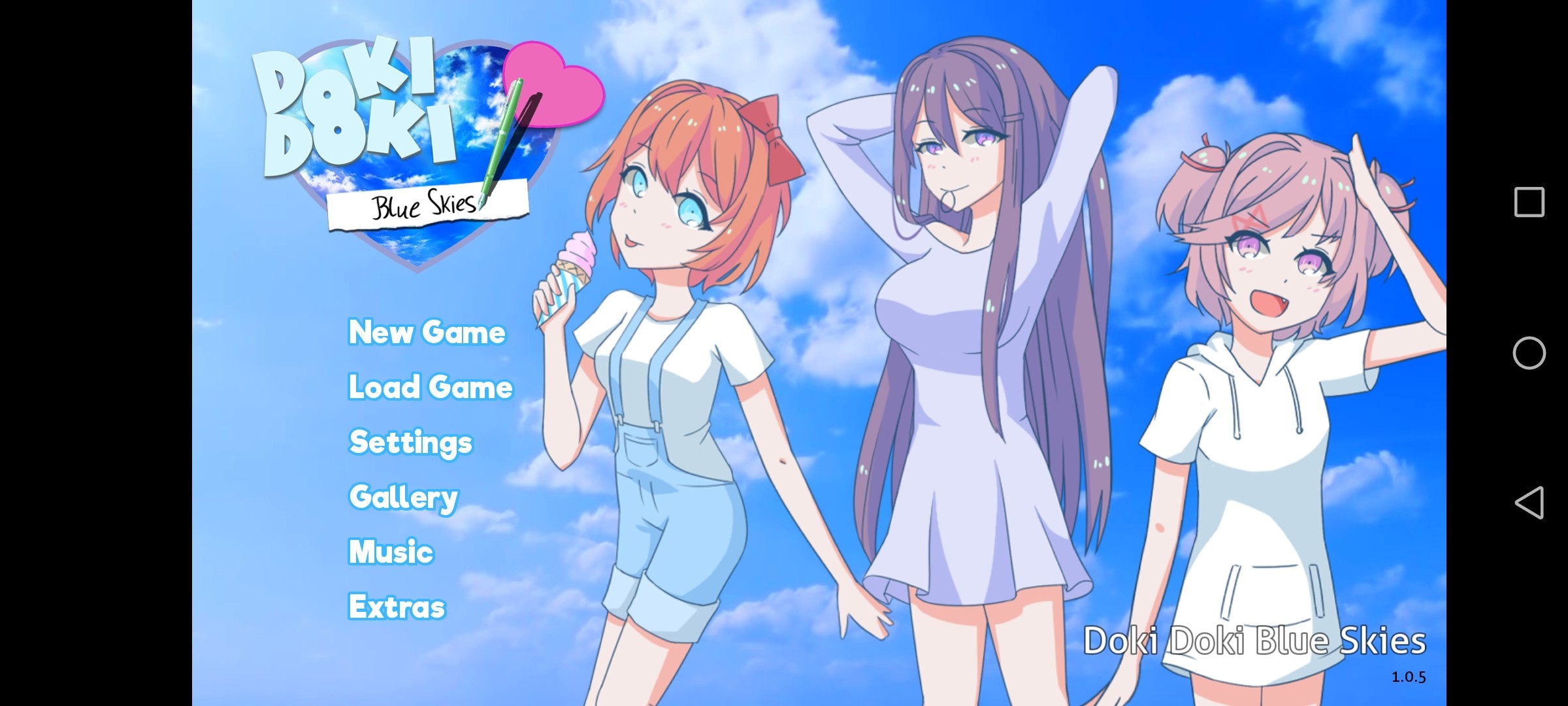 DDLC Mod 《blue skies》安卓移植版发布！ - Doki Chinese Club